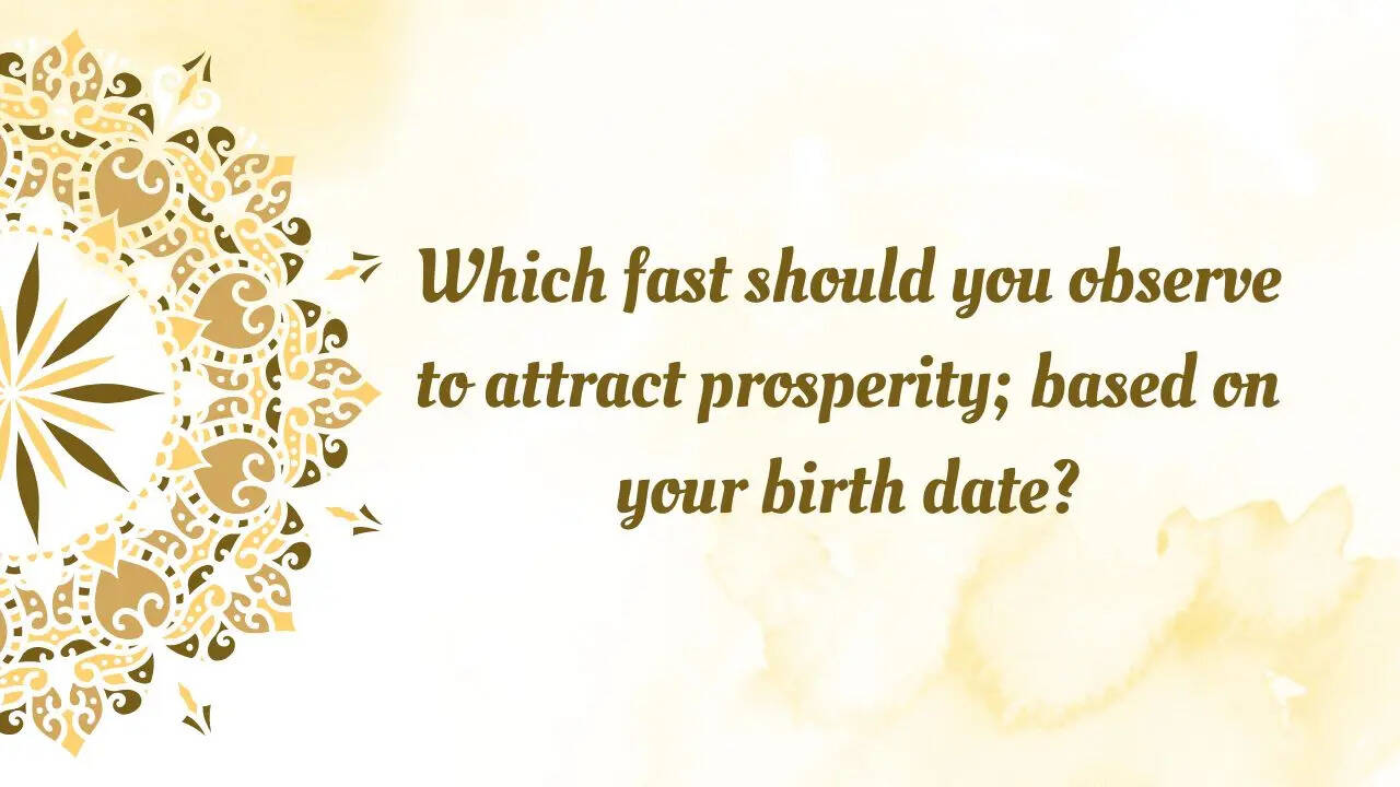 Which fast should you observe to attract prosperity; based on your ...