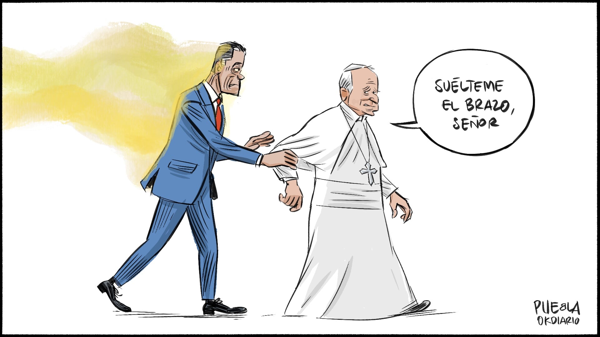 Sánchez se pega al Papa