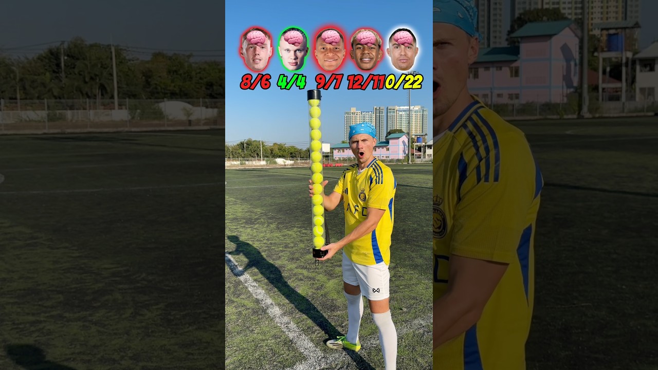 🧠🎾 AGILITY CHALLENGE I WHICH FOOTBALL PLAYER WILL BE THE SMARTEST!?