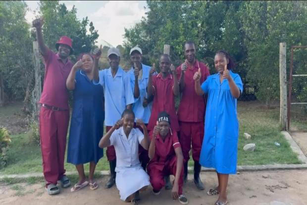 Dorset family business donates thousands of hospital uniforms to ...