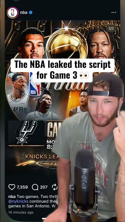 NBA Finals game 3 breakdown: The leaked script!