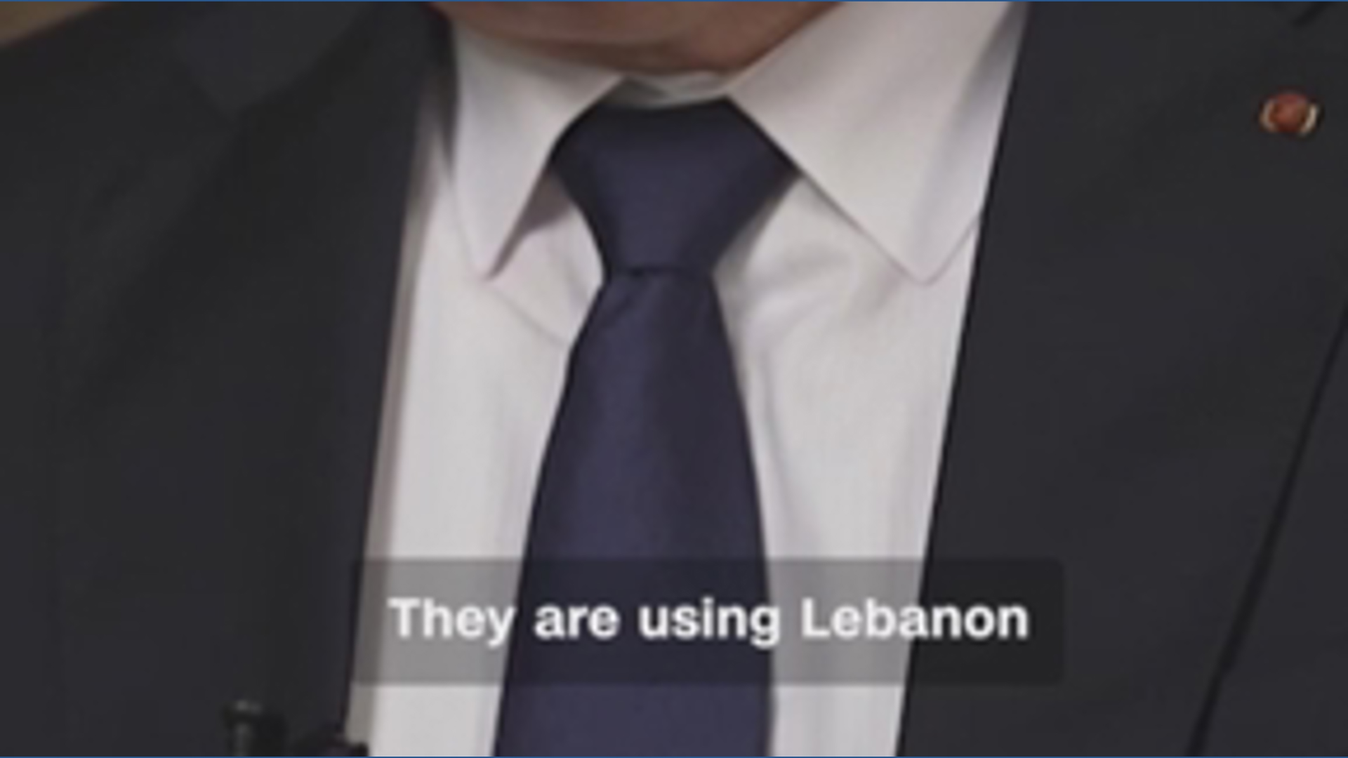 Lebanon president has message for Iran