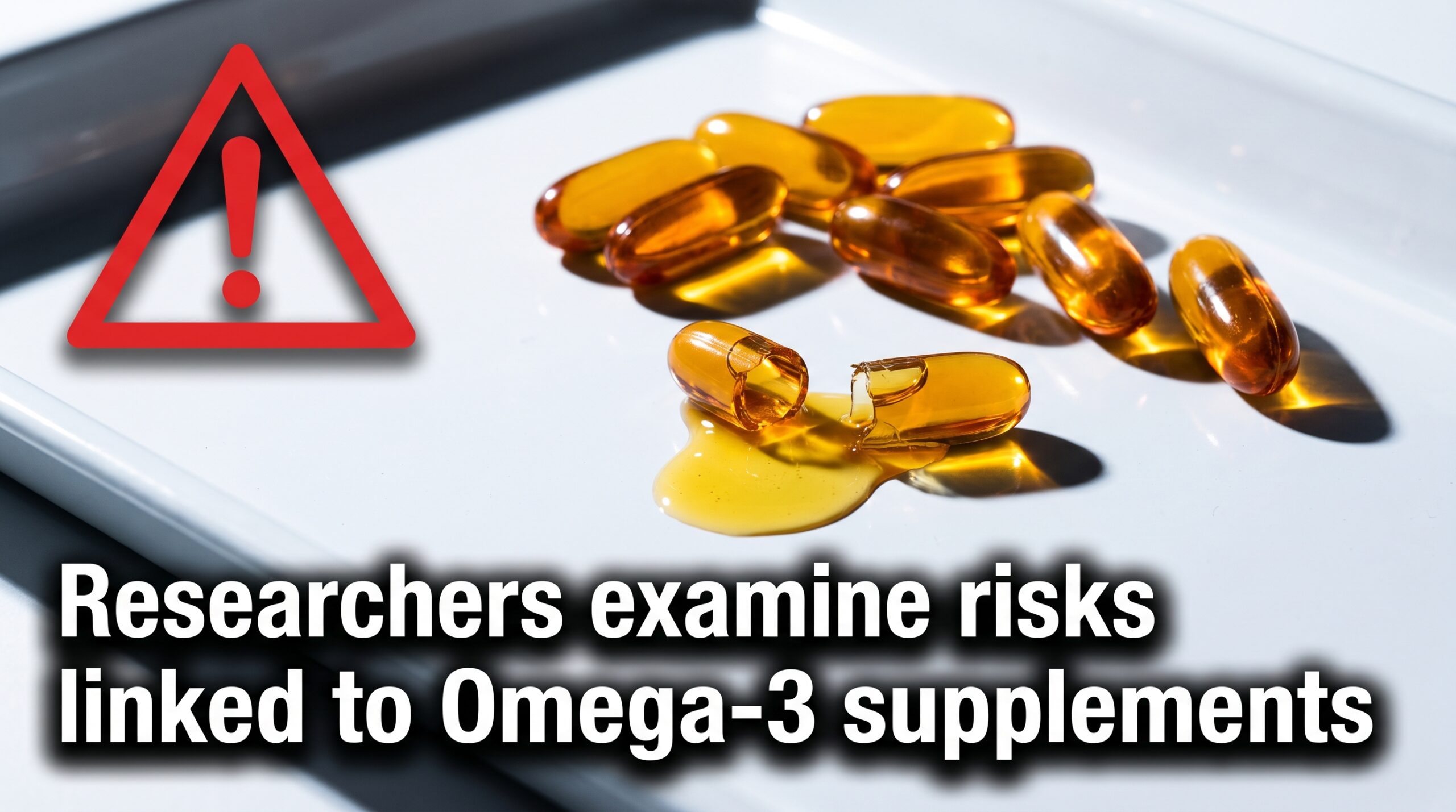 Researchers examine risks linked to omega-3 supplements