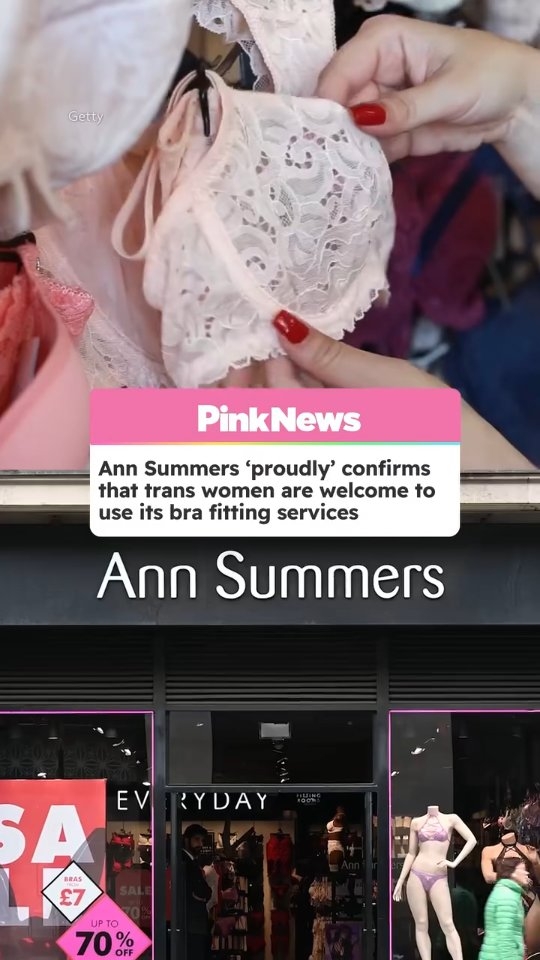 Ann Summers confirms trans customers welcome in changing rooms after ...