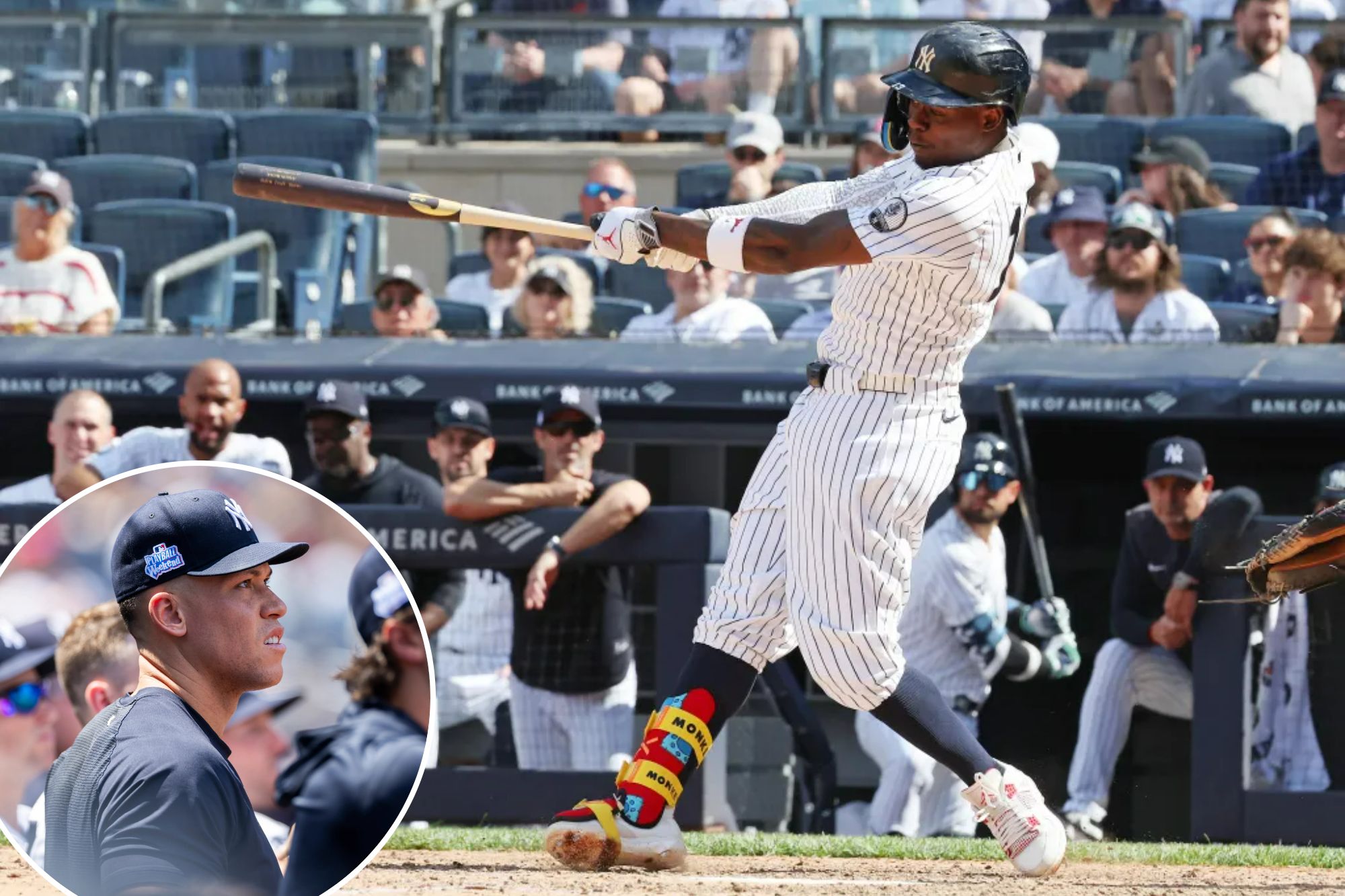 Jazz Chisholm Jr. using Aaron Judge’s bat to homer in Yankees’ win come ...