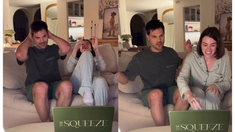 ‘Our little secret is now yours': Taylor Lautner, wife Tay expecting a ...