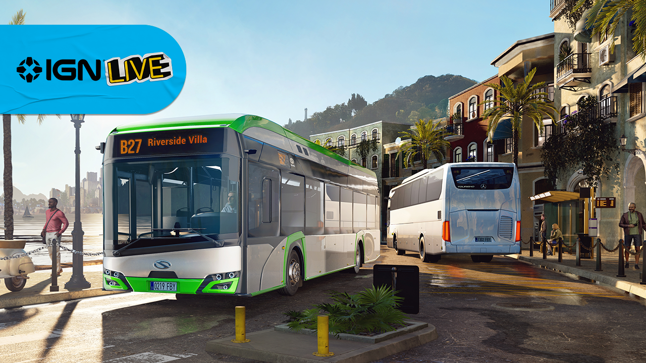 Bus Simulator 27 official coach bus reveal trailer - IGN Live 2026