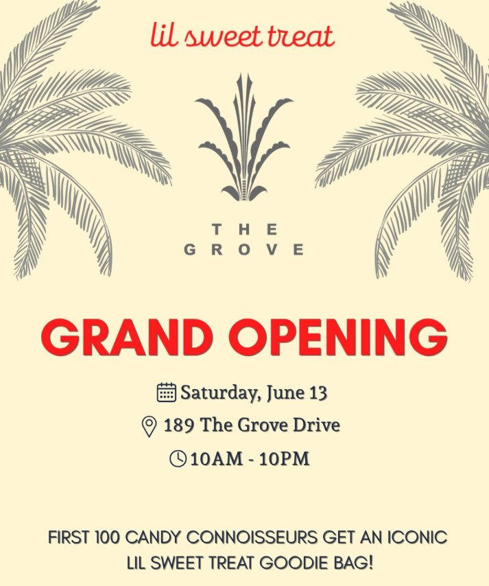 Lil Sweet Treat grand opening at The Grove, LA