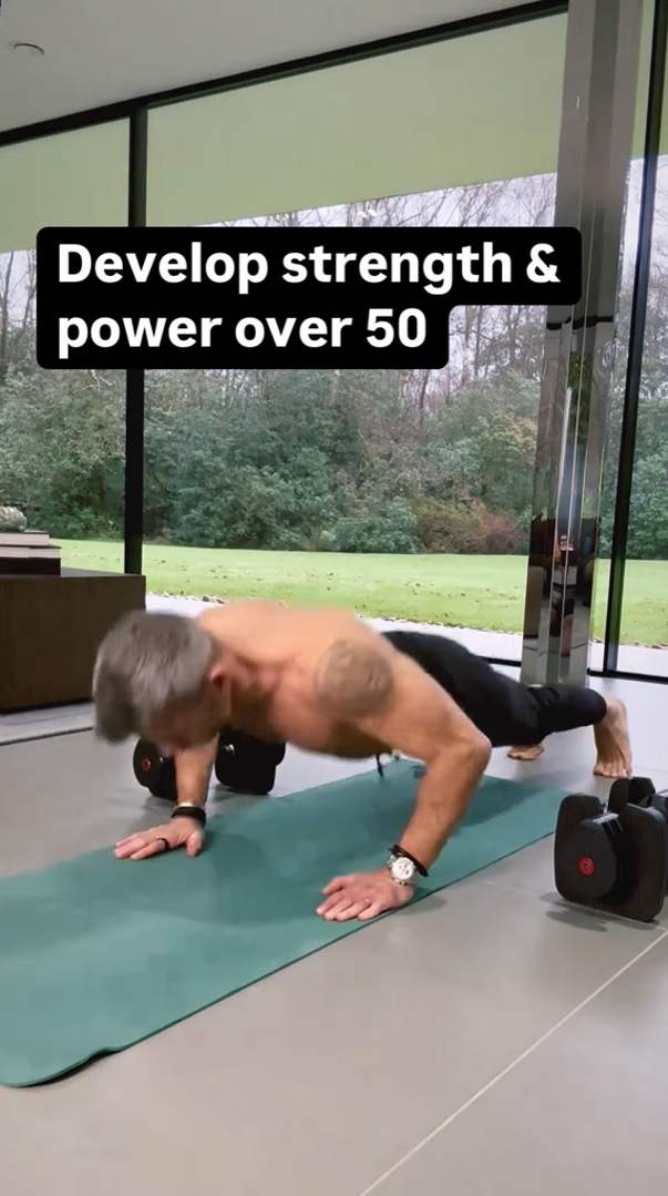 Boost power and upper body strength with plyometric pushups