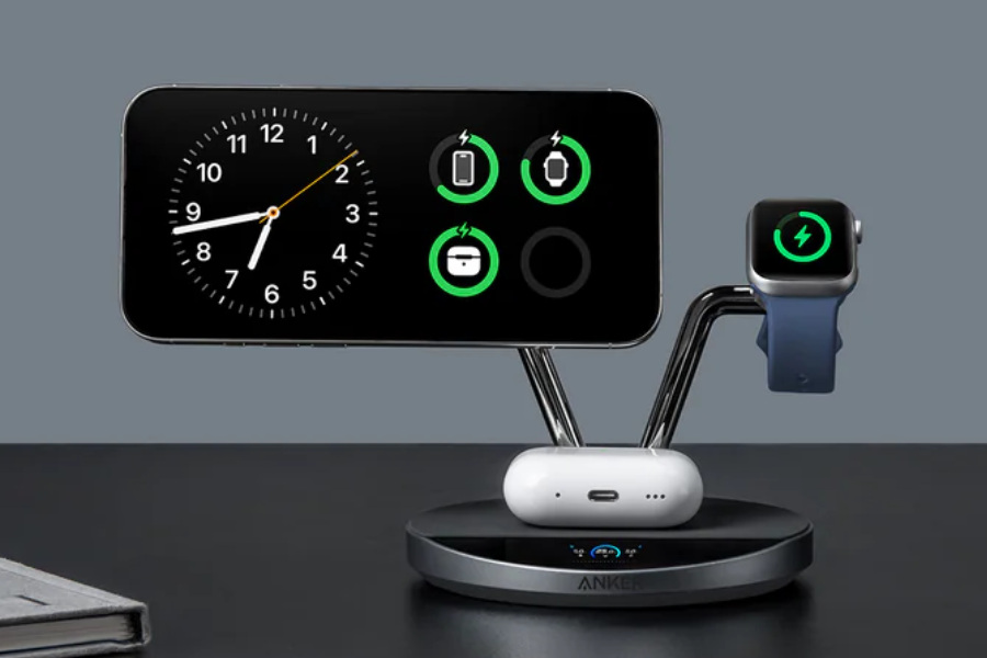 Anker launches air-cooled 3-in-1 wireless charger with built-in touchscreen