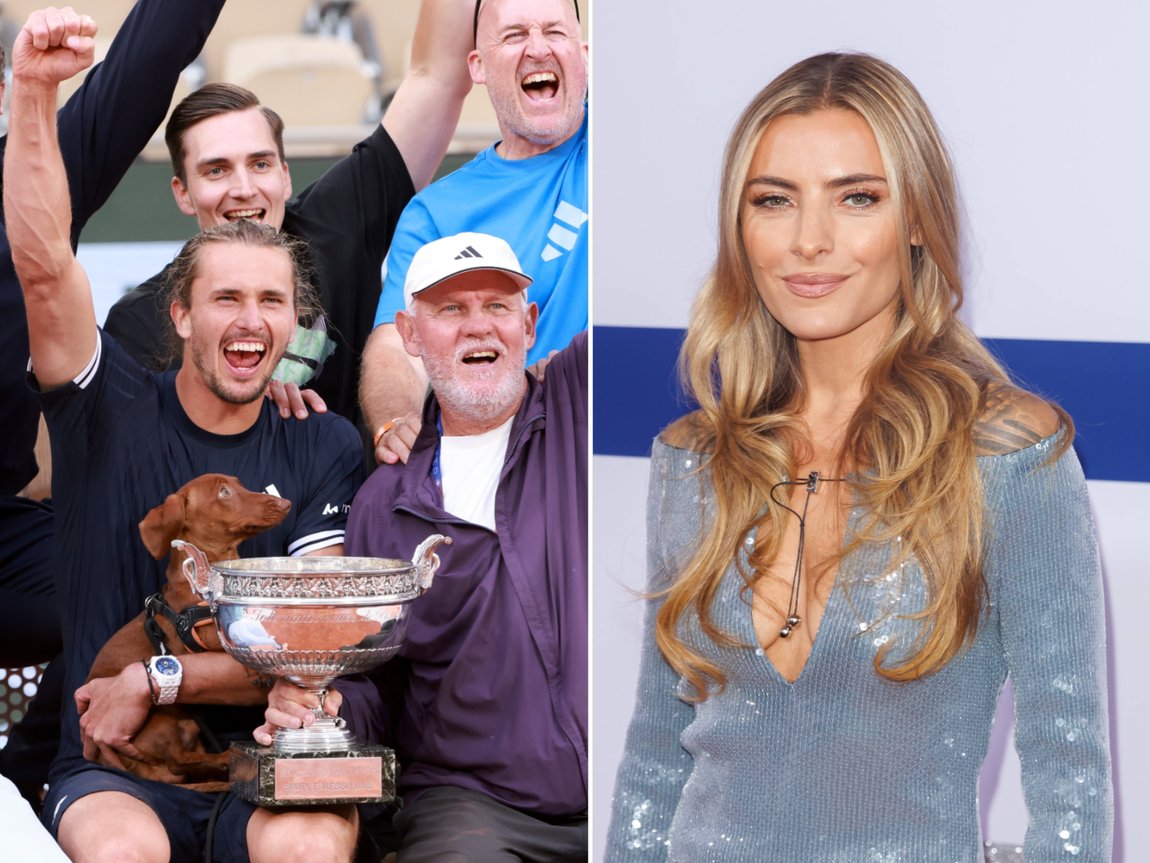 French Open victory: Sophia Thomalla celebrates Alexander Zverev