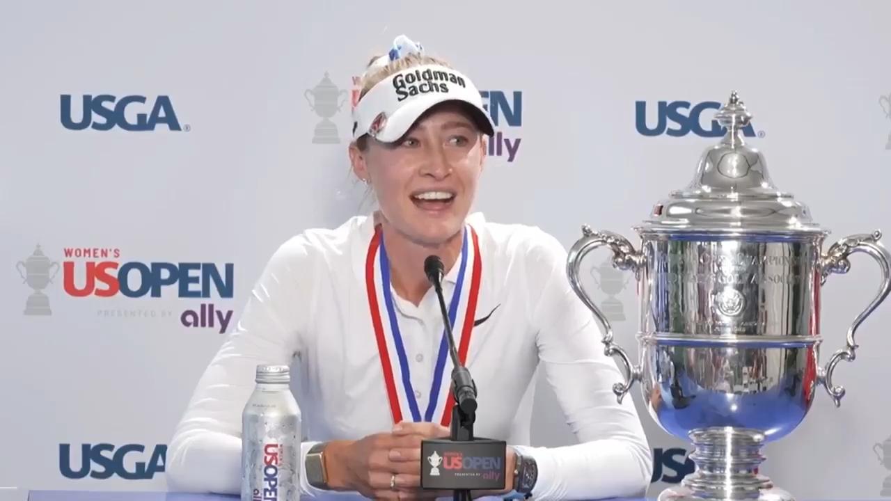'It's really hard to put into words' - Nelly Korda on winning the US ...