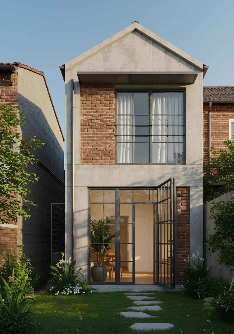 Desain rumah 2 lantai sederhana dan biaya 100 juta