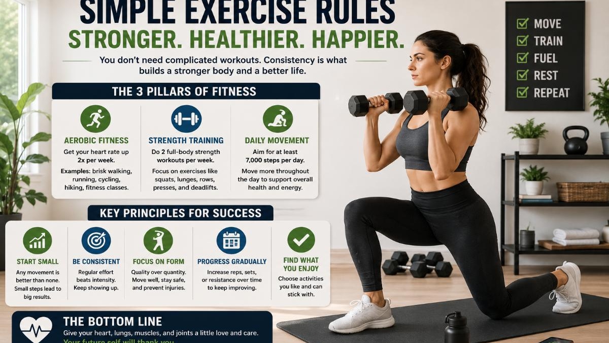 Are you overcomplicating fitness? These simple exercise rules can make ...