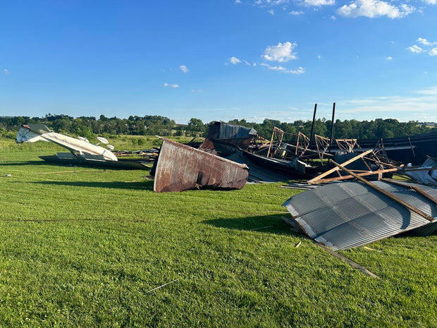 Photos show trail of destruction after 6 tornadoes hit Pittsburgh area