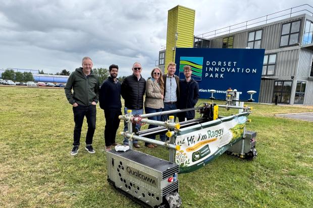 Smart robot developed to combat killer weed arrives in Dorset