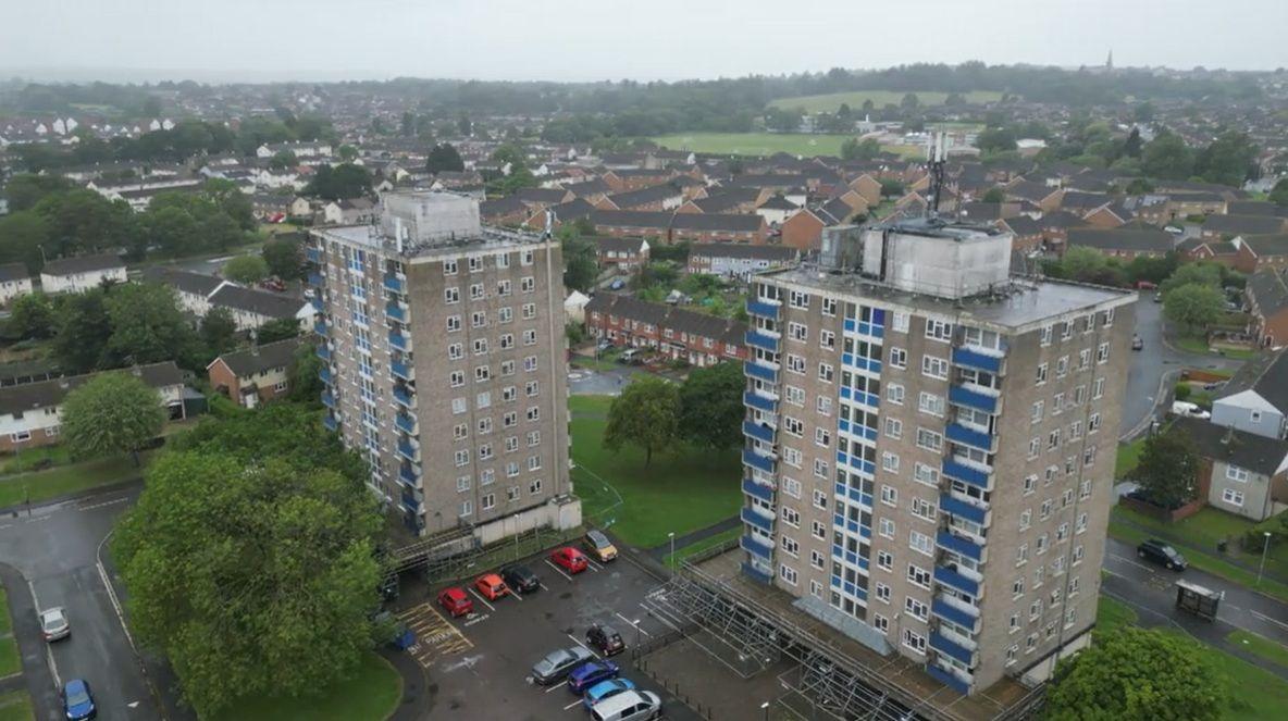 Tower block residents say they are living in limbo