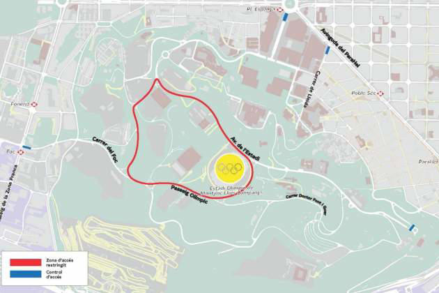 Calles cortadas en Barcelona por la visita del papa León XIV | Mapa