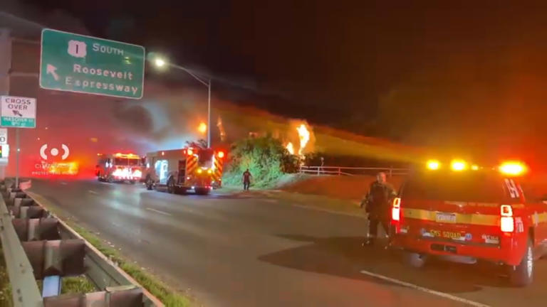 Firefighters battling heavy flames in Philly's Olney neighborhood overnight