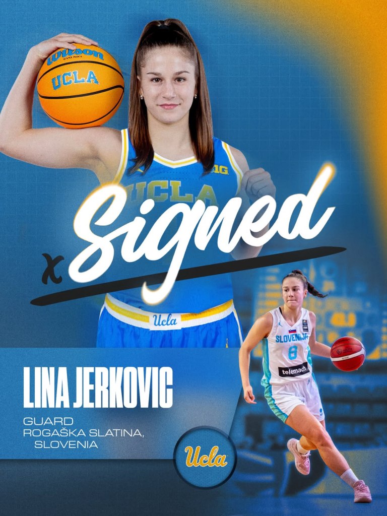 UCLA women’s basketball signs Slovenian guard Lina Jerkovic