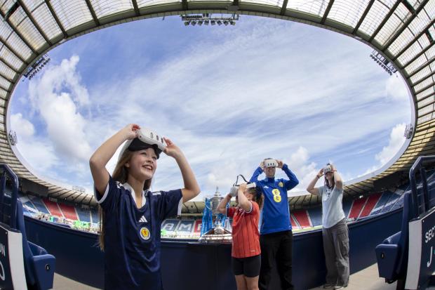 New virtual reality experience opens at Hampden ahead of World Cup