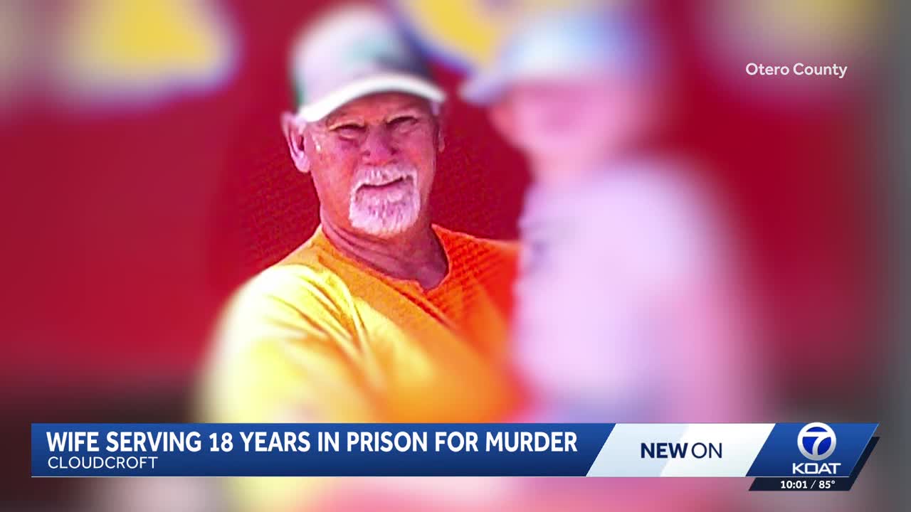 Cloudcroft woman serving 18 years in prison for husband's murder