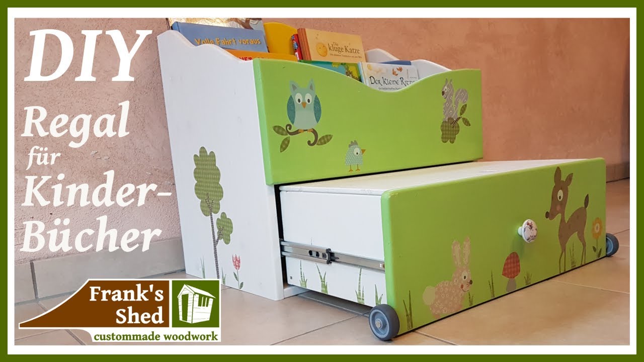 Regal selber bauen | Anleitung | kreative Deko-Tipps | Kinderzimmer ...