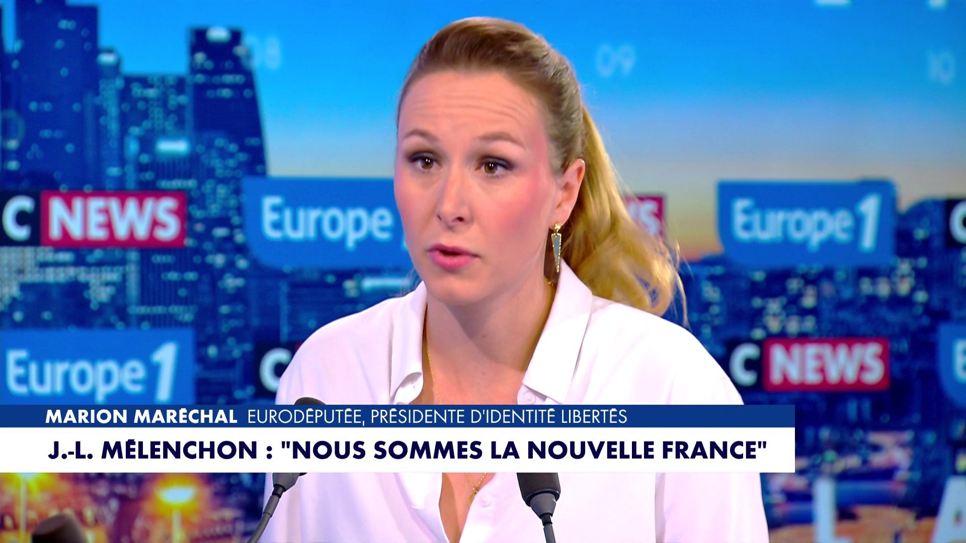 Marion Maréchal : « Je prends la candidature de Jean-Luc Mélenchon très ...
