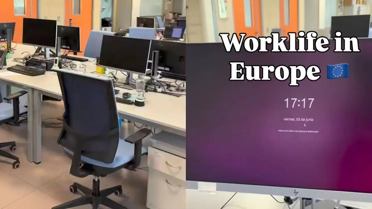 Office empty by 5:15 PM: Indian woman’s Europe work-life balance video ...