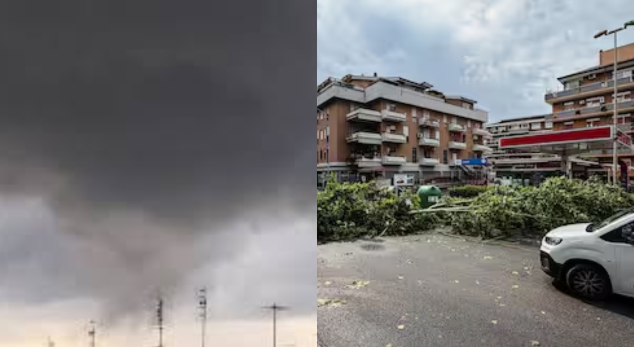 «Tornado a Roma, il vento mi stava trascinando via: aggrappata a un ...