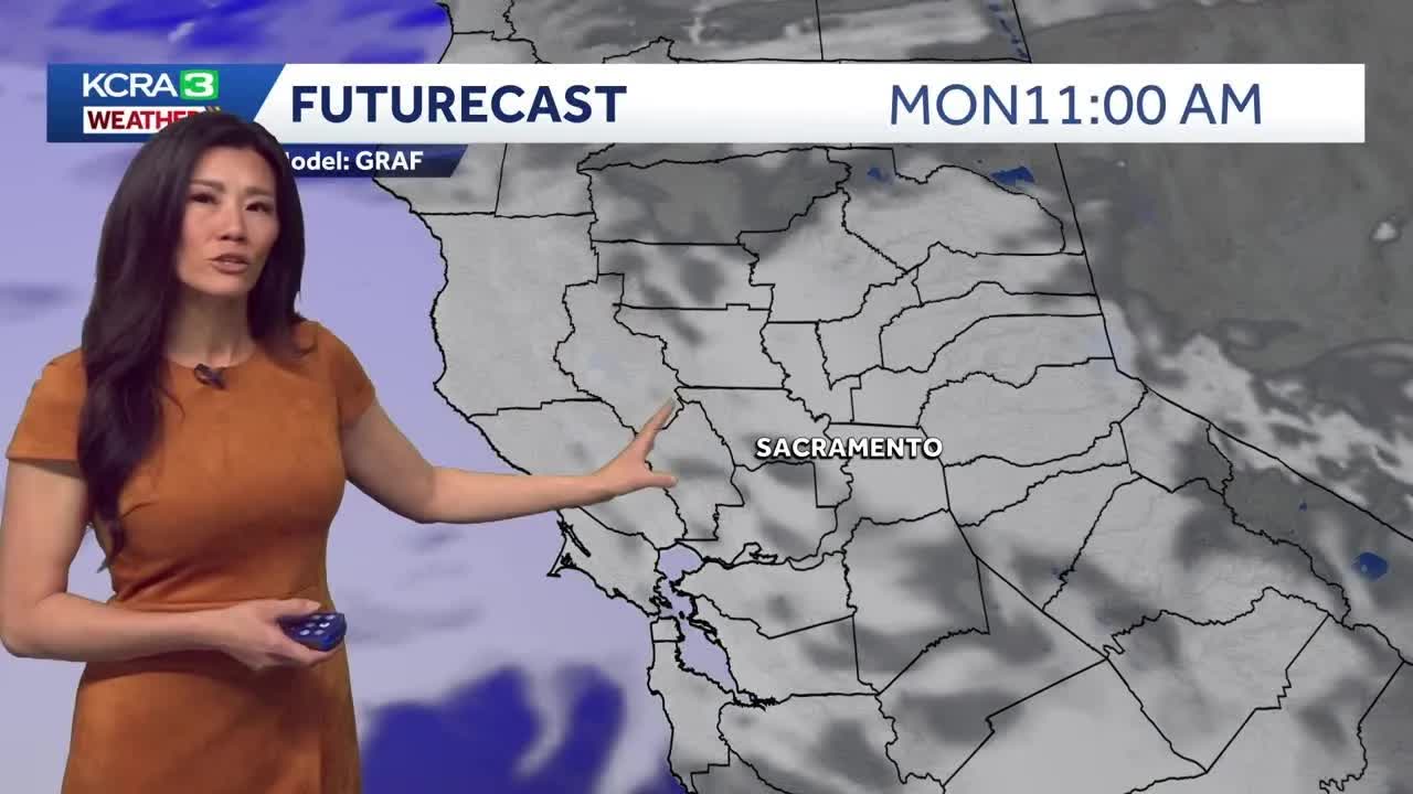Northern California weather forecast - Breezy Monday, stormier week ahead