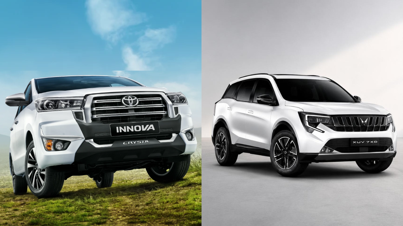 2026 Toyota Innova Crysta vs Mahindra XUV 7XO: Price, engine, specs ...