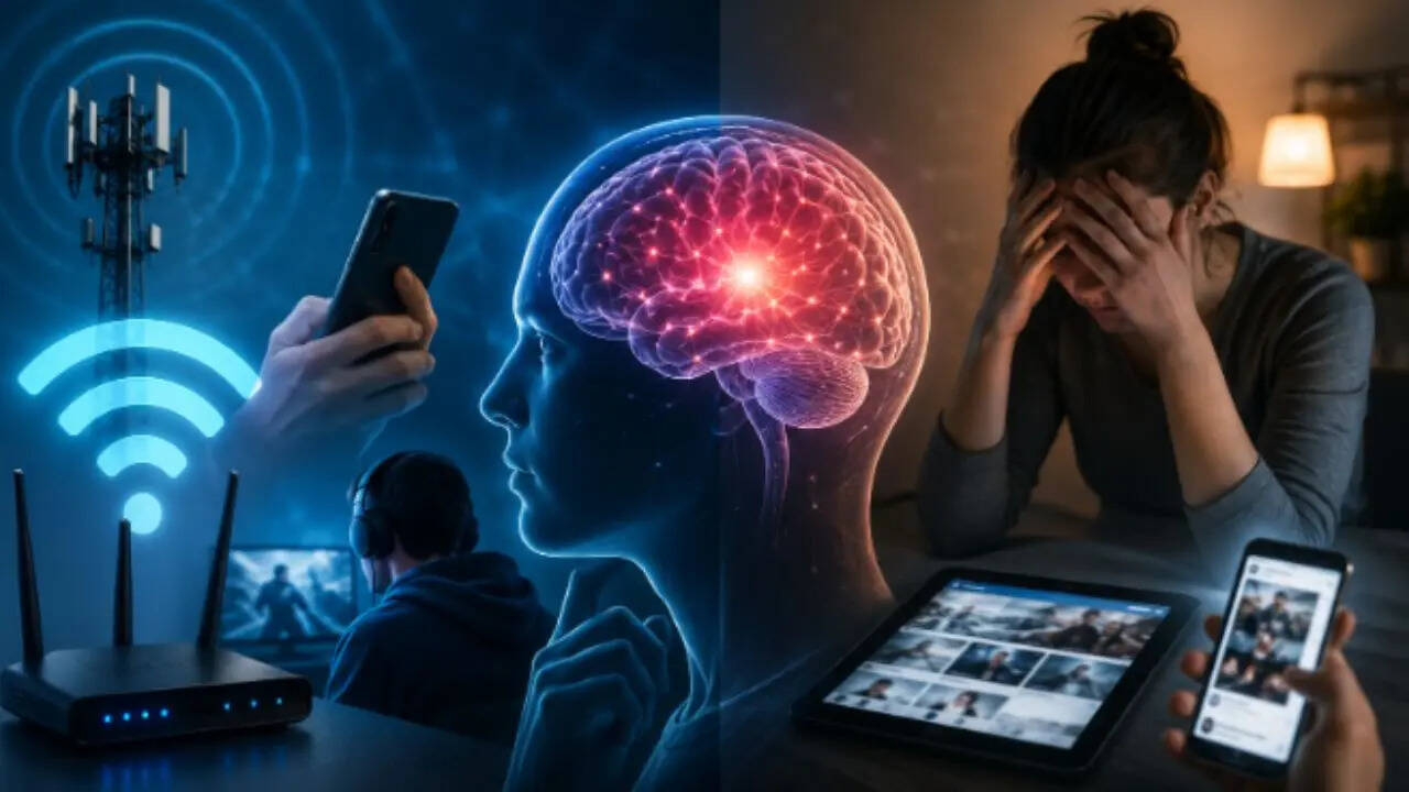 Do Wi-Fi, stress, and screen time trigger brain tumours? Here’s what ...