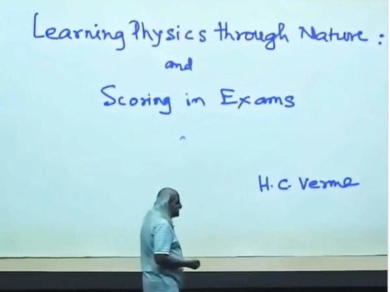 HC Verma once explained why he kept some questions without solutions in ...