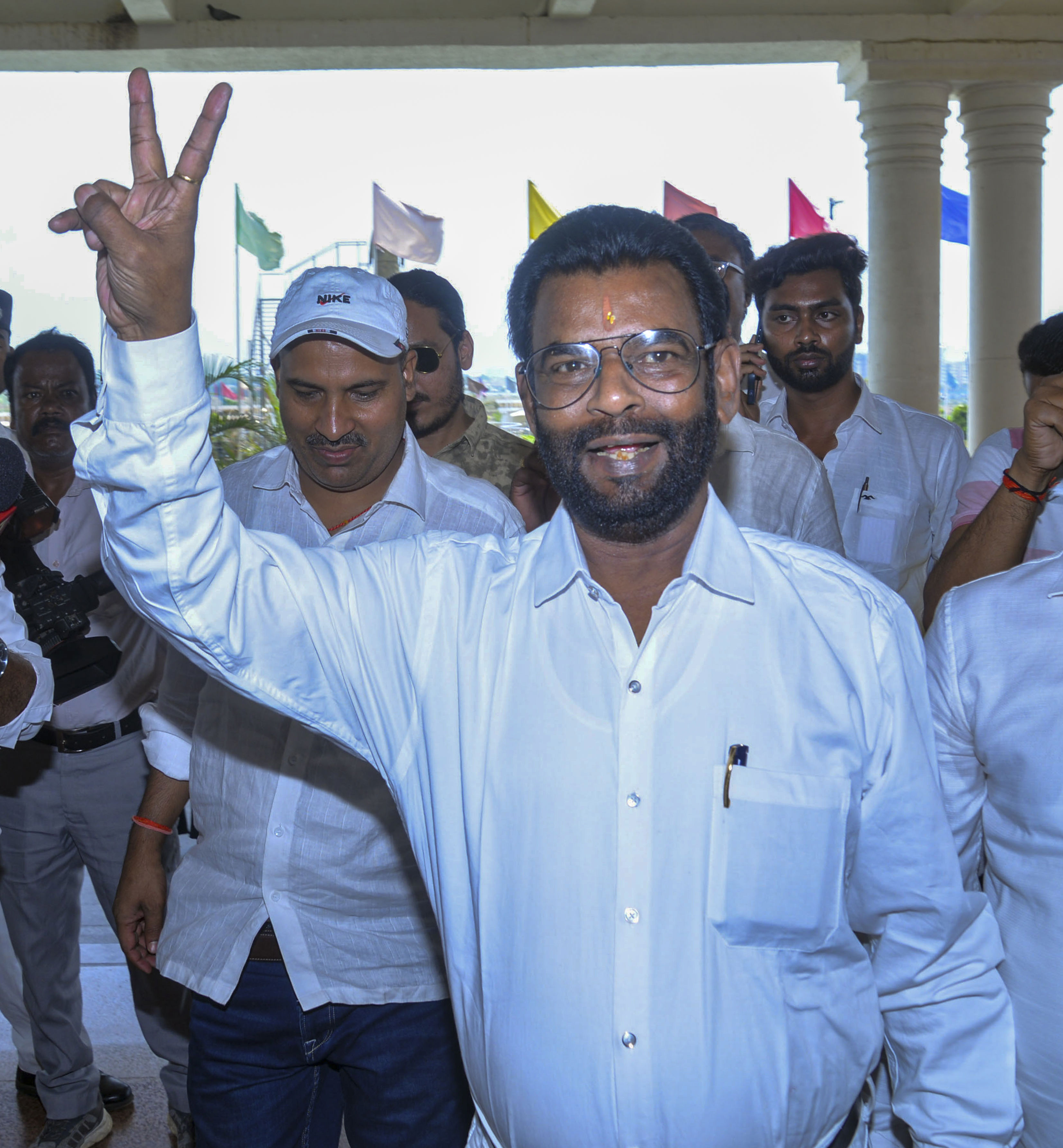 JMM candidate Baidyanath Ram files nomination for Rajya Sabha polls in ...