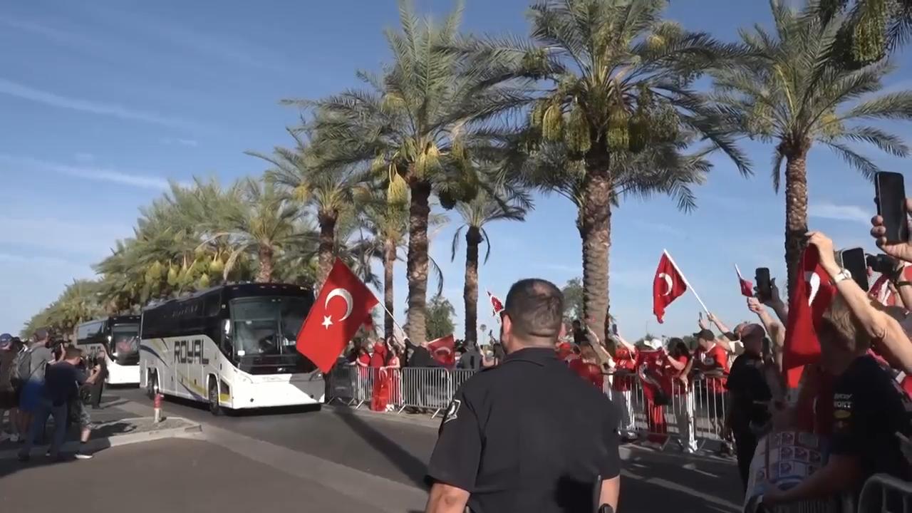 Turkiye arrive In Mesa ahead of Socceroos clash at the World Cup