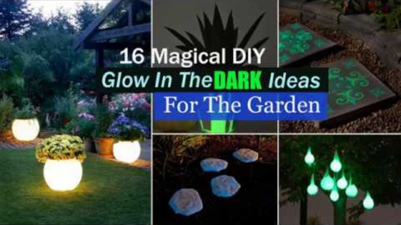 Transform your garden with 16 glow in the dark DIY ideas