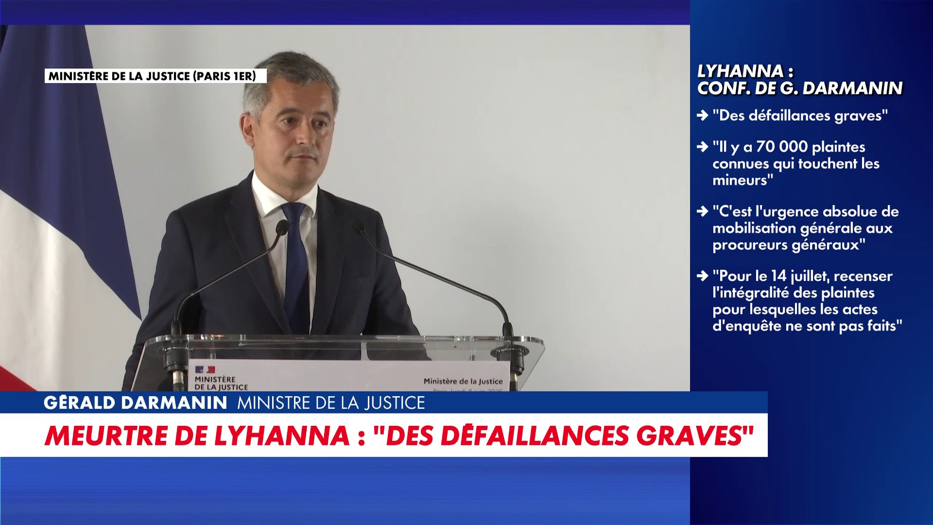 Gérald Darmanin : « Je suis favorable à l’imprescriptibilité des crimes ...