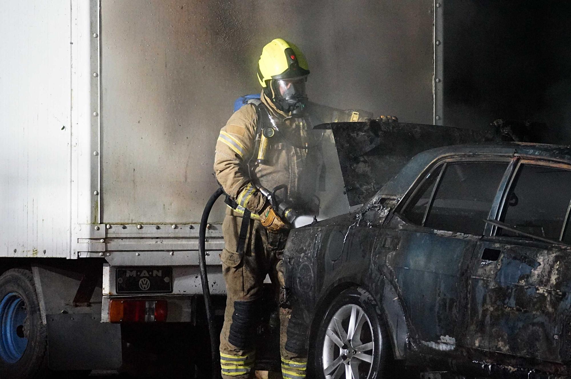 Emergency services called to 'deliberate' car fire in Eastbourne