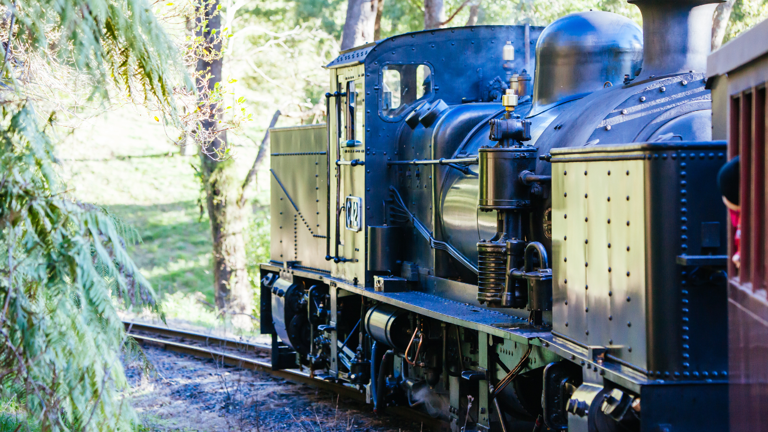 This iconic heritage train lets you ride with your legs hanging out ...
