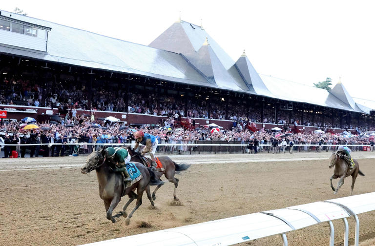 Sherry Devaux and Golden Tempo win Belmont, historic first for woman