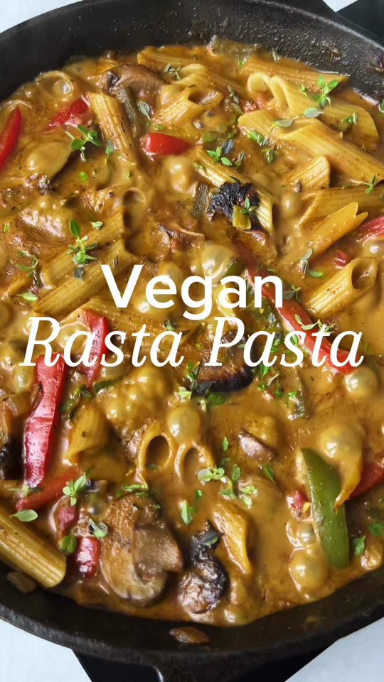 Creamy vegan rasta pasta you'll crave every week