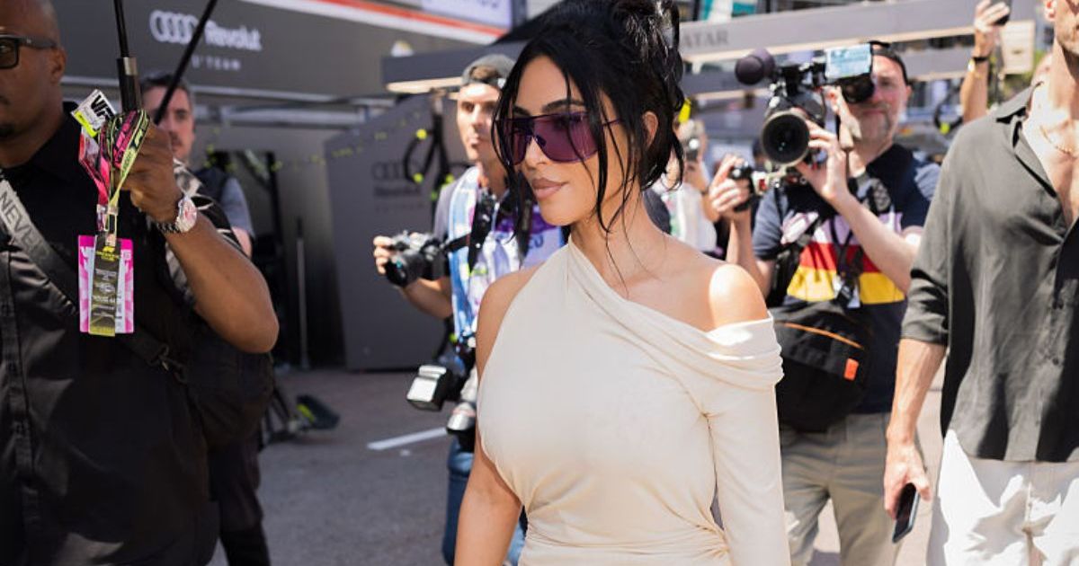 Kim Kardashian's fully backless Gucci dress has a surprise slit in Monaco