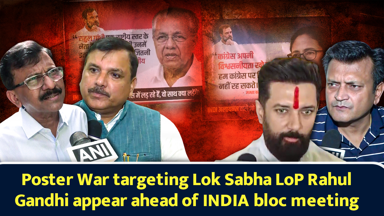 Poster War targeting Lok Sabha LoP Rahul Gandhi appear ahead of INDIA ...