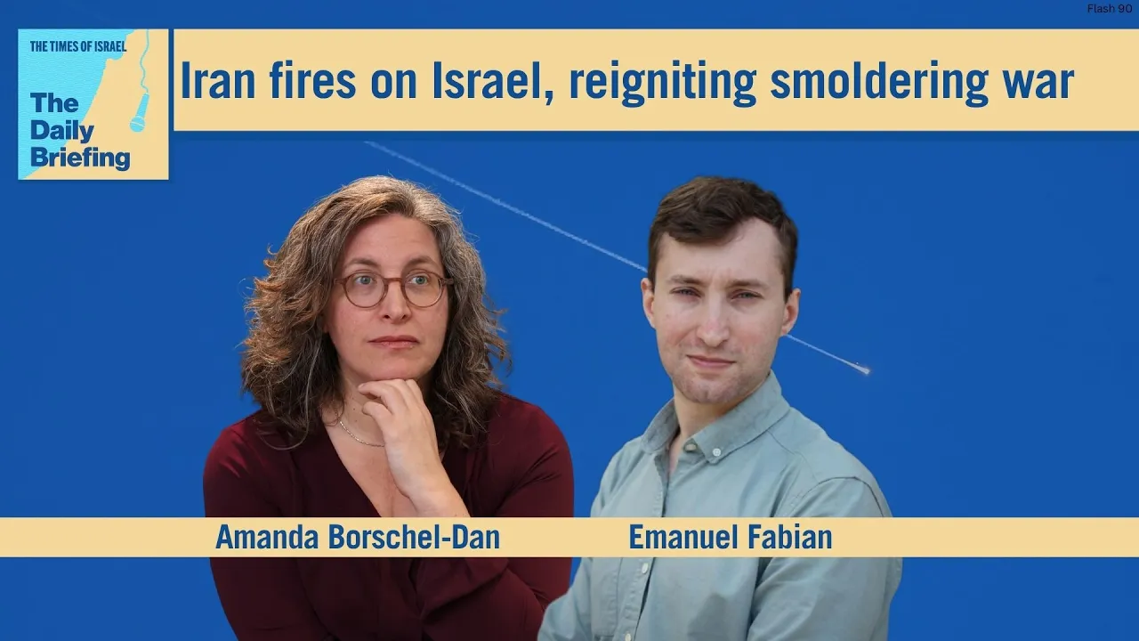 Iran fires on Israel, reigniting smoldering war
