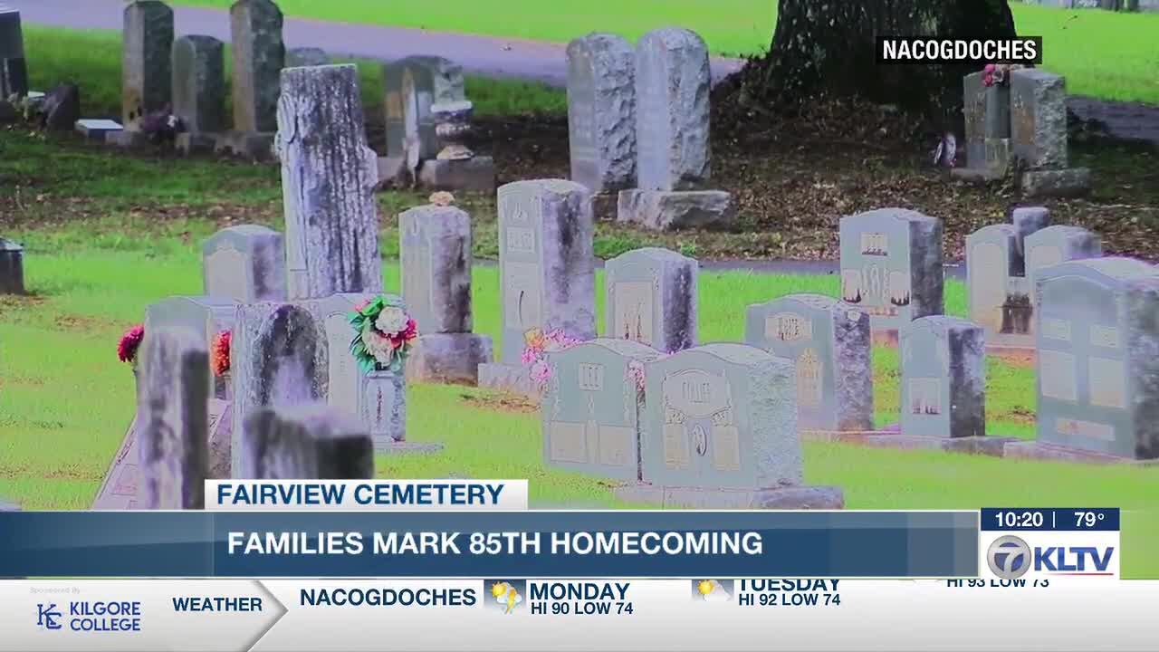 Fairview Cemetery in Nacogdoches marks 84th annual homecoming celebration