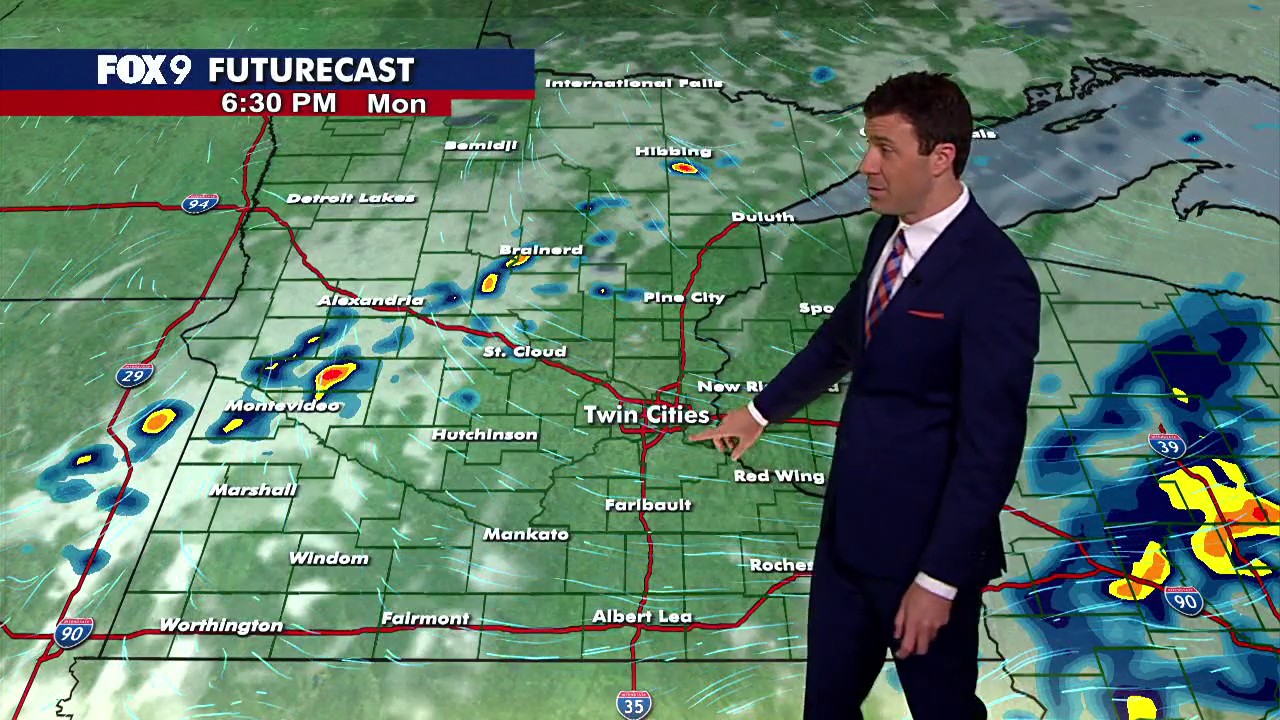 MN weather: Warm, humid with scattered rumbles Monday