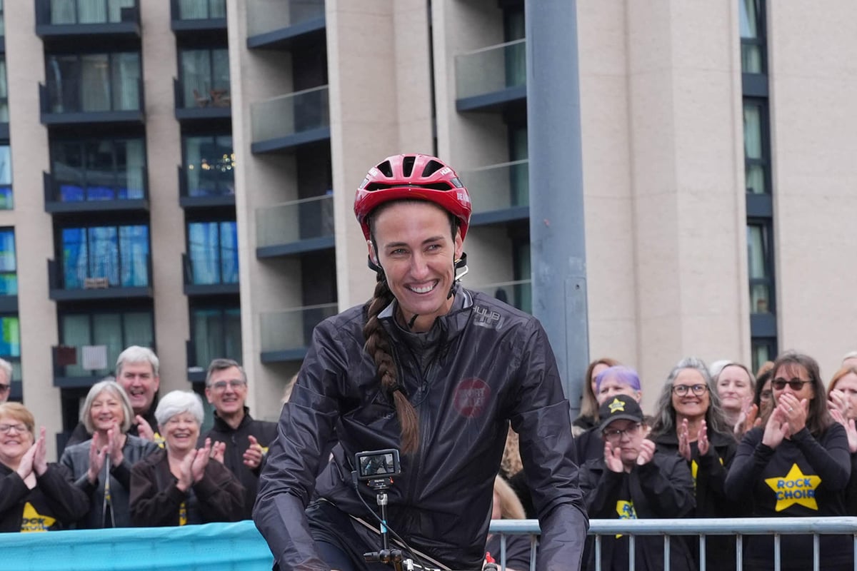 Jill Scott sets off for five-day 388-mile Sport Relief challenge