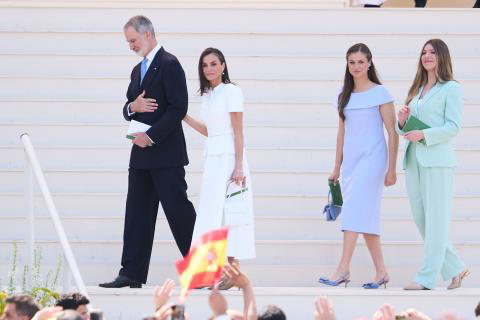 Leonor et Sofia d’Espagne princesses modèles face à Léon XIV… et fans ...