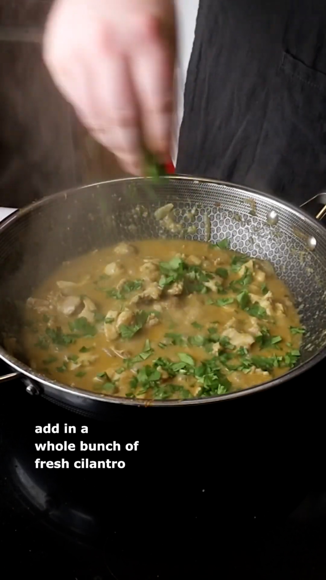 Aromatic coconut curry chicken with jasmine rice